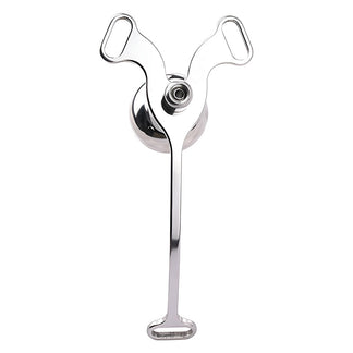 Metal Feminizer Flying-V With Three-Way Auxiliary Belt – MChastity